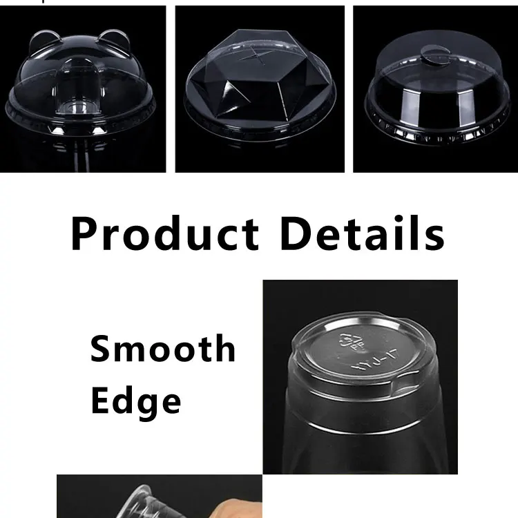 90mm 8ozpp Pet U Shape Cup 16oz Bubble Tea Milk Tea Cup Custom Logo ...