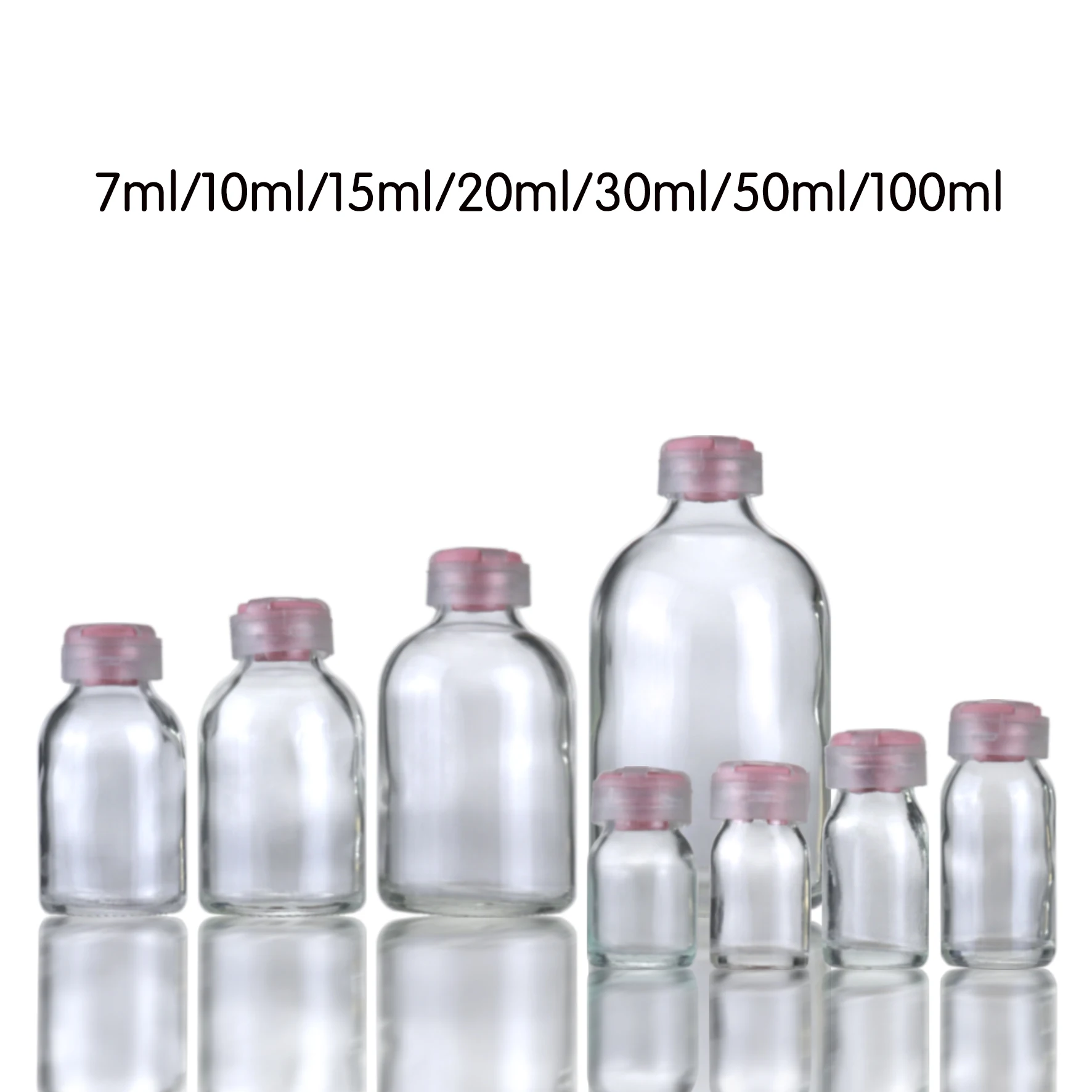 Sterile Empty Glass Vials - Ideal for Medical Injection