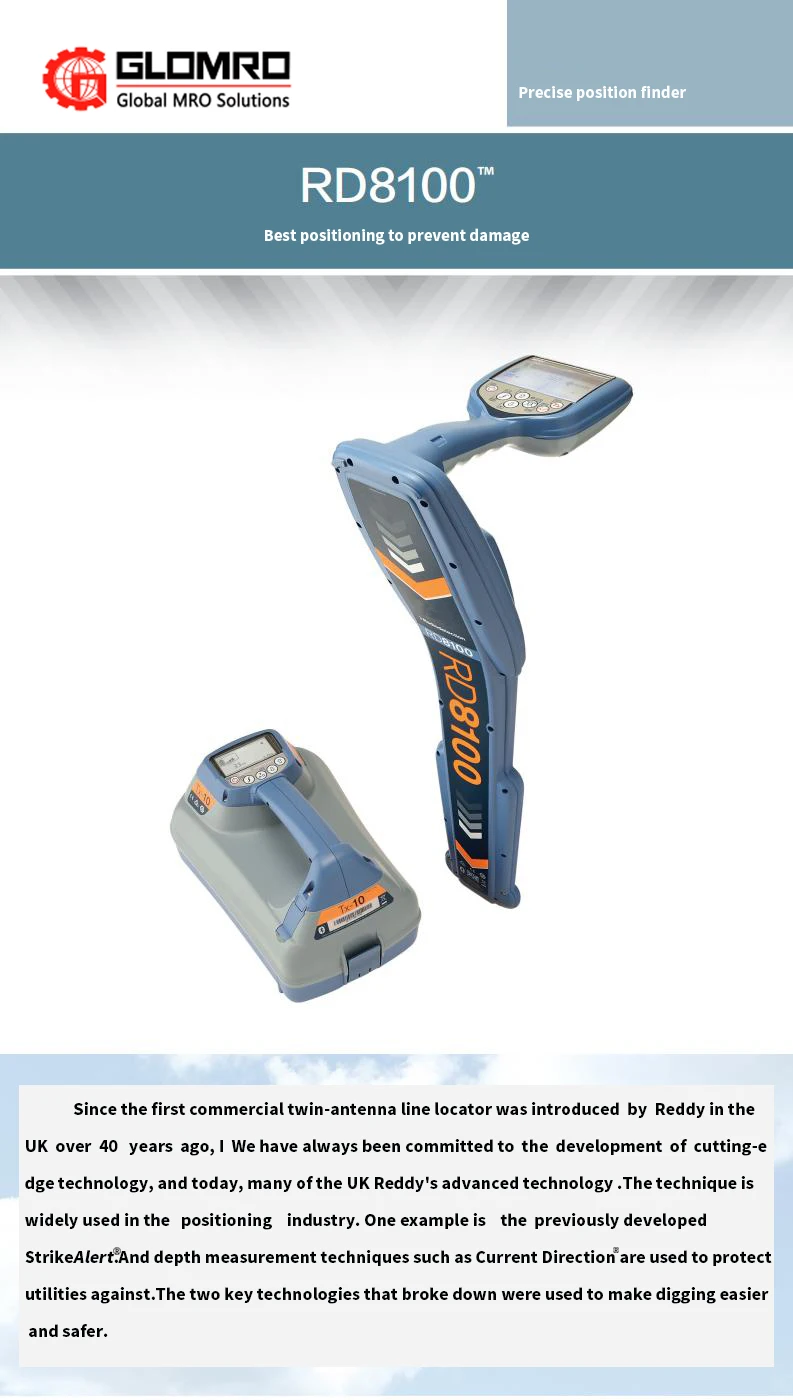 Metal Pipeline RD8200 - Precision Underground Detection