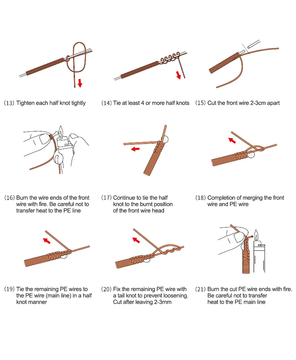 Bearking Fishing Tools Knotter Assist Line Leader Connection Knotting ...