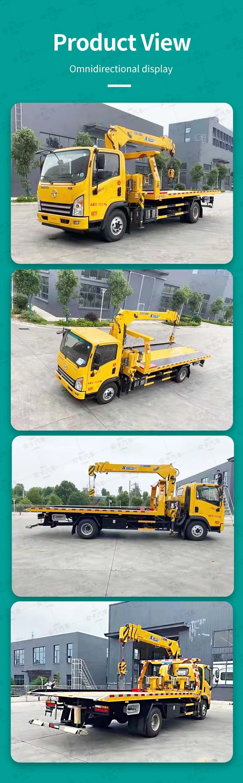 Road Wrecker Flatbed Wrecker Towing Truck 4x2 Lhd Tow Platform Truck ...