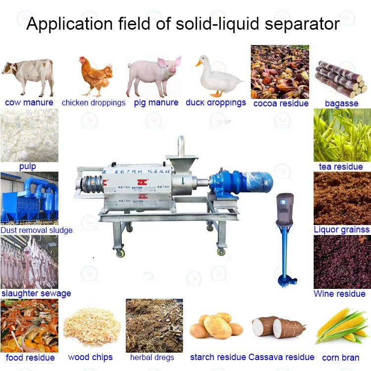 Solid Liquid Separator/manure Liquid Separator/manure Dewatering ...