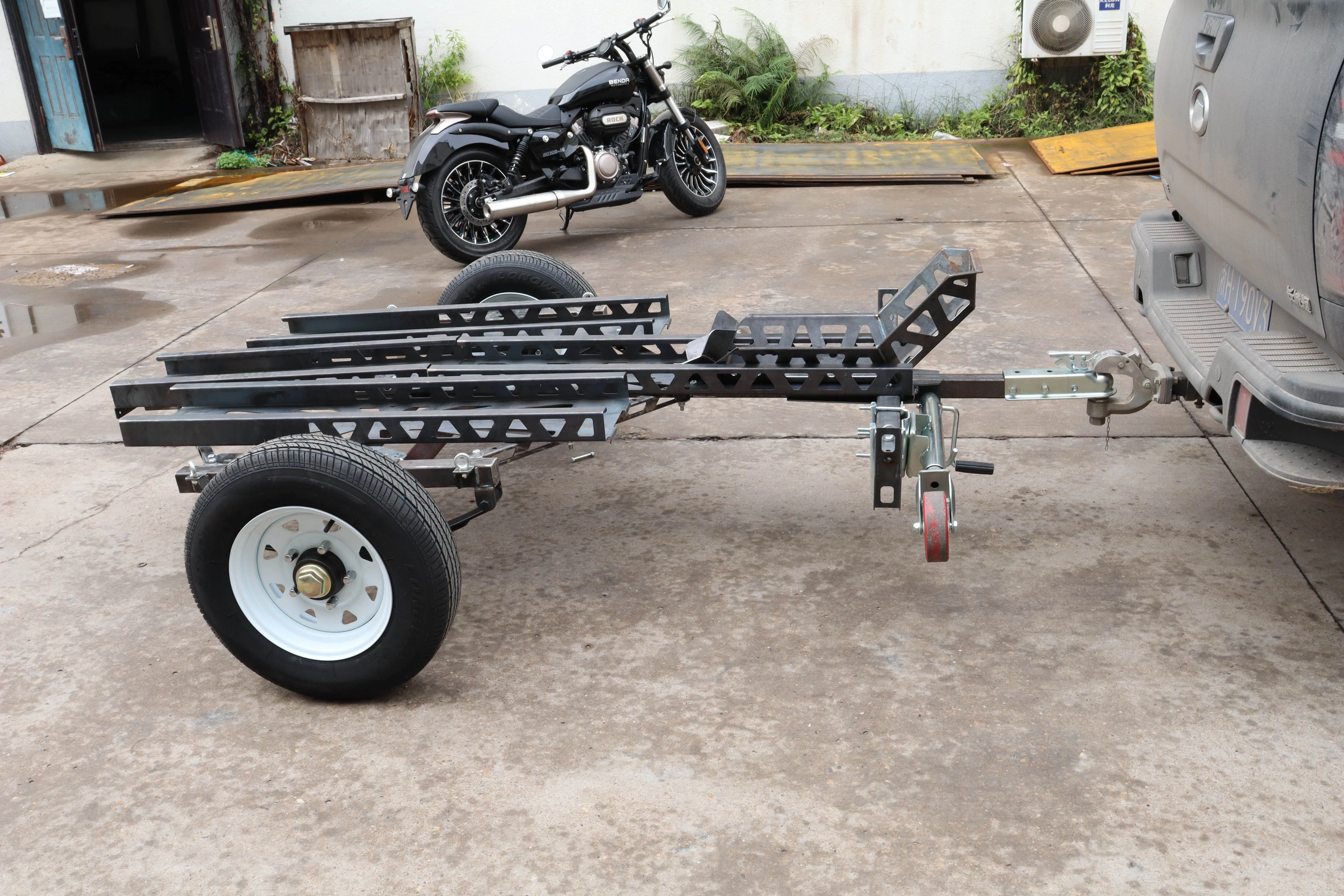 Wholesale Motorcycle Trailer - ZEBANG Single Rail Trailer
