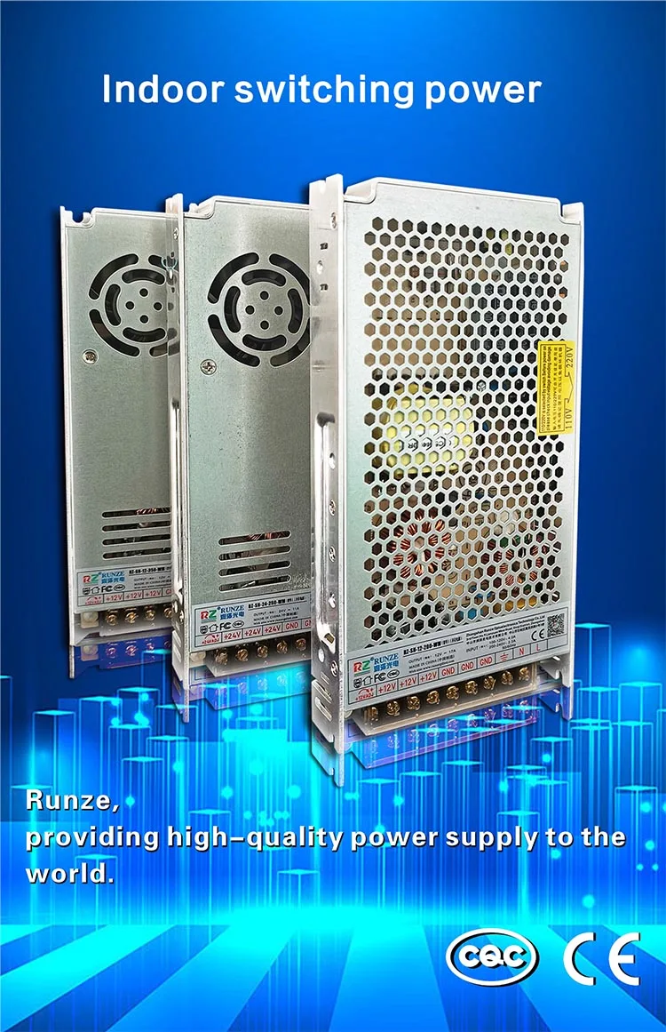 200w Adjustable Voltage Indoor Switch Power Supply 3.3v 4.2v 5v 12v 15v ...