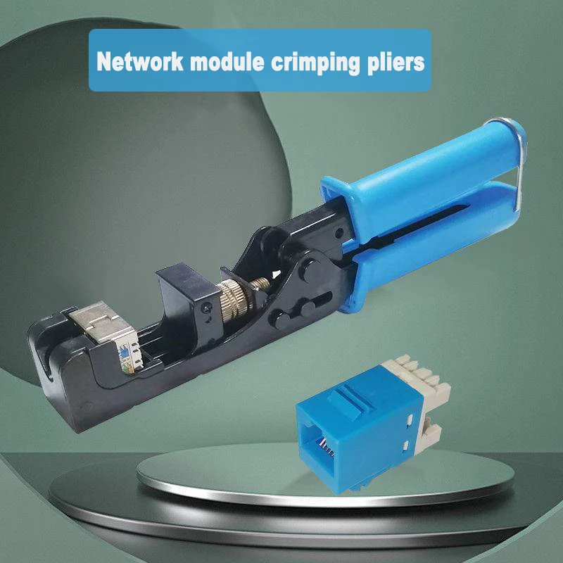 Rj45 Tool Network Cable Module Crimping Pliers Punch Down Plug ...