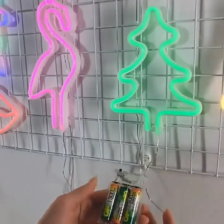 3xaa Battery Neon Shape Light For Led Extraterrestrial Intelligence Dc ...