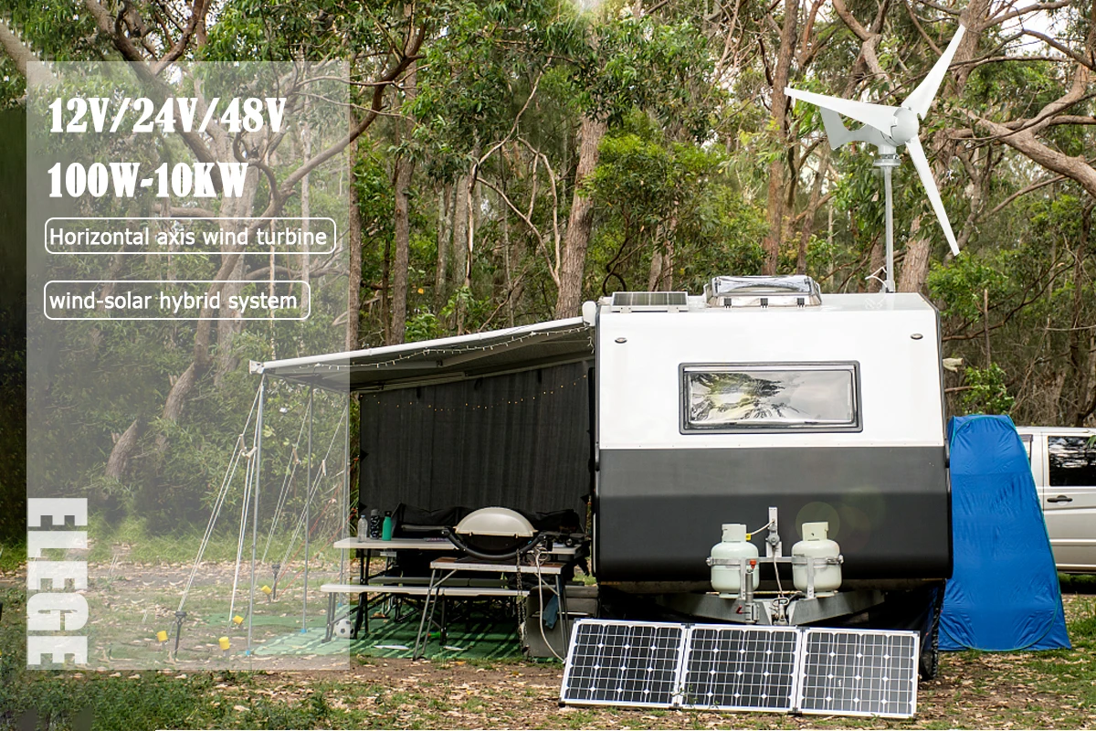 300w Horizontal Axis Wind Turbine Magnet Generator Free Energy12v/24v ...