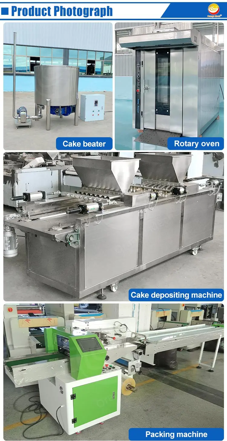 ORME Cupcake Process Full Automatic Madeleine Make Machine English ...