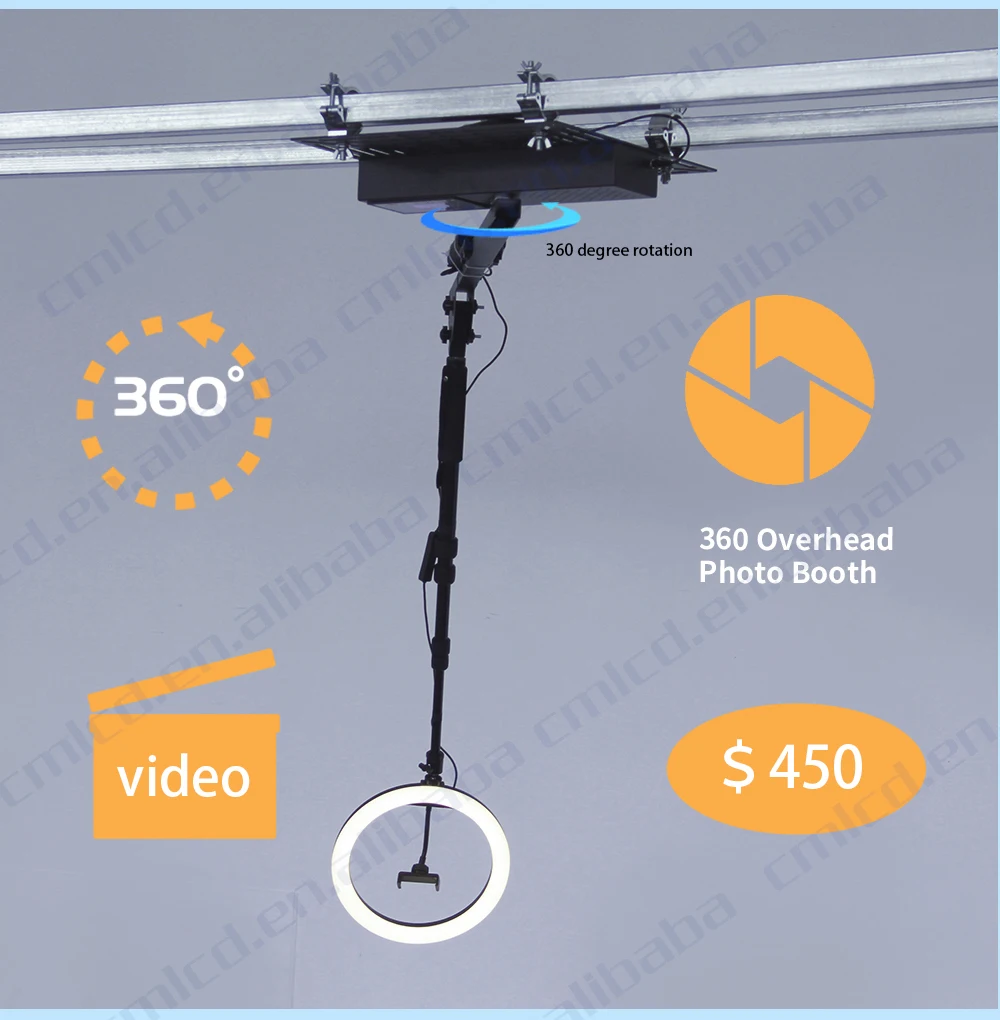 Slow Motion Rotating 360 Degree Photobooth Platform Overhead Top Spinner (truss Is Optional ...