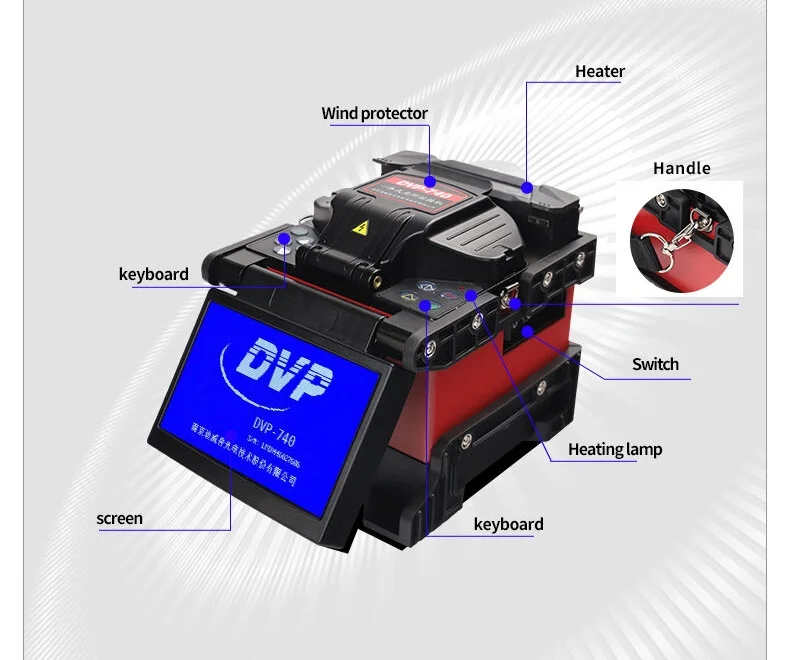 DVP740D FTTH Fttx Single Core Fiber Fusion Splicer - Precision & Efficiency