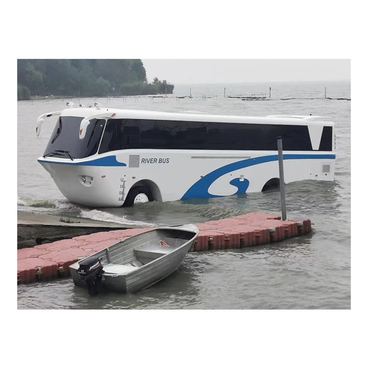 China Popular Brand Diesel LHD Fairly Luxury Tour Coaches Amphibious ...