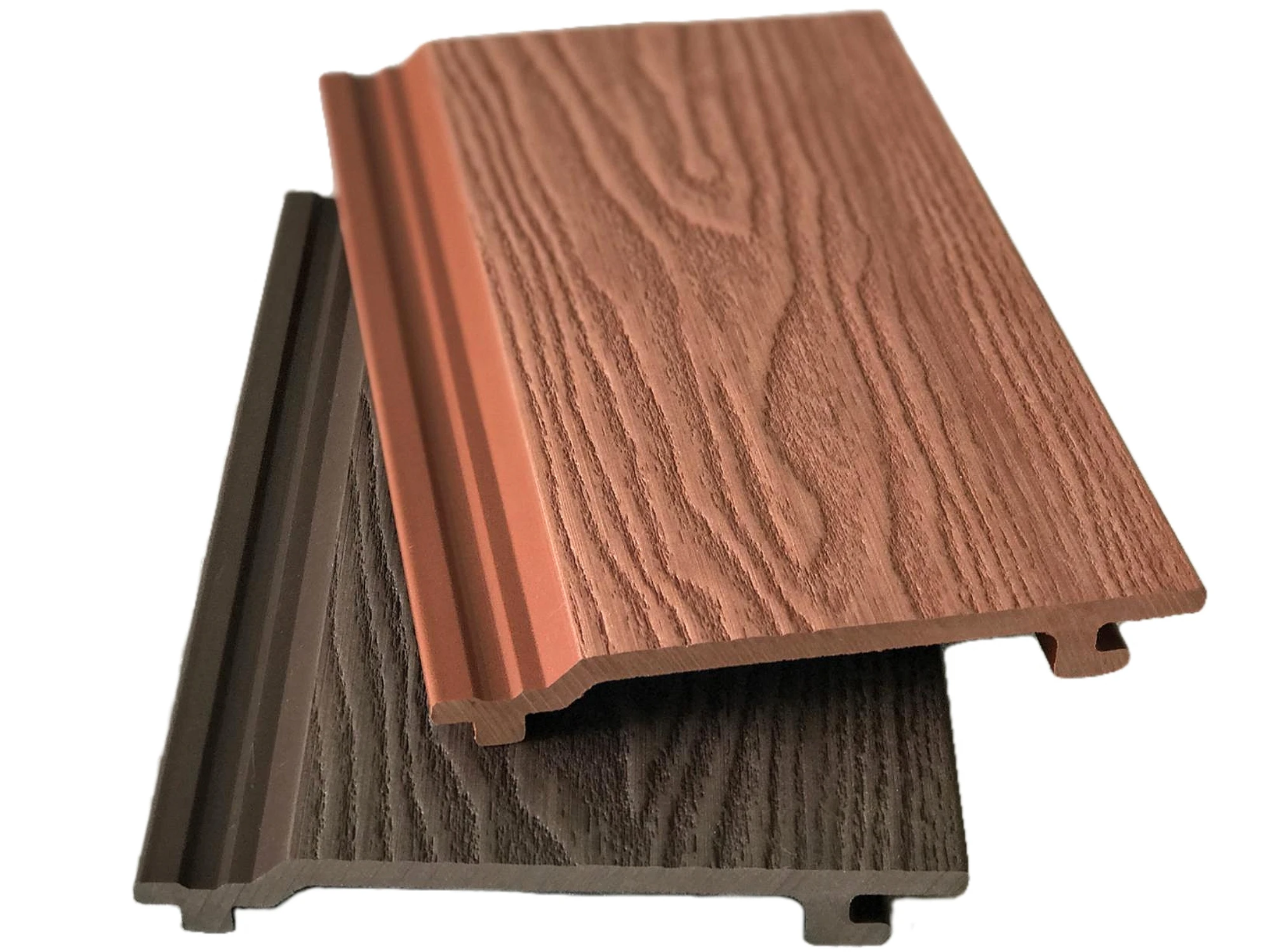 Deep Embossing External WPC Wall Cladding Outdoor Plastic Composite ...