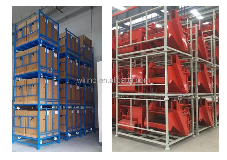 Customized Heavy Duty Stacking Foldable Detachable Tire Storage Rack ...