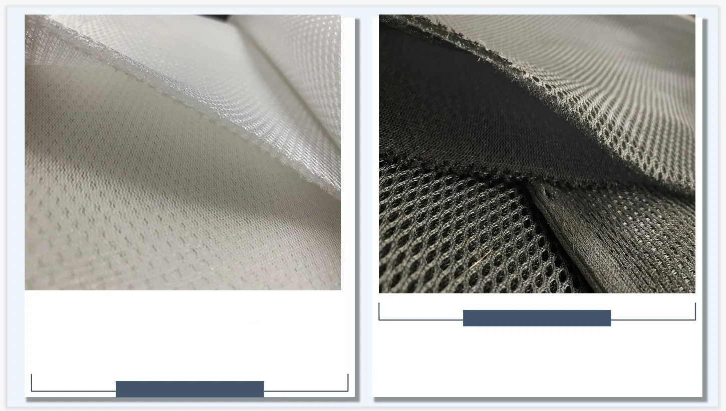 Breathable Sandwich Air Mesh Fabrics 3d Spacer Fabric Polyester ...