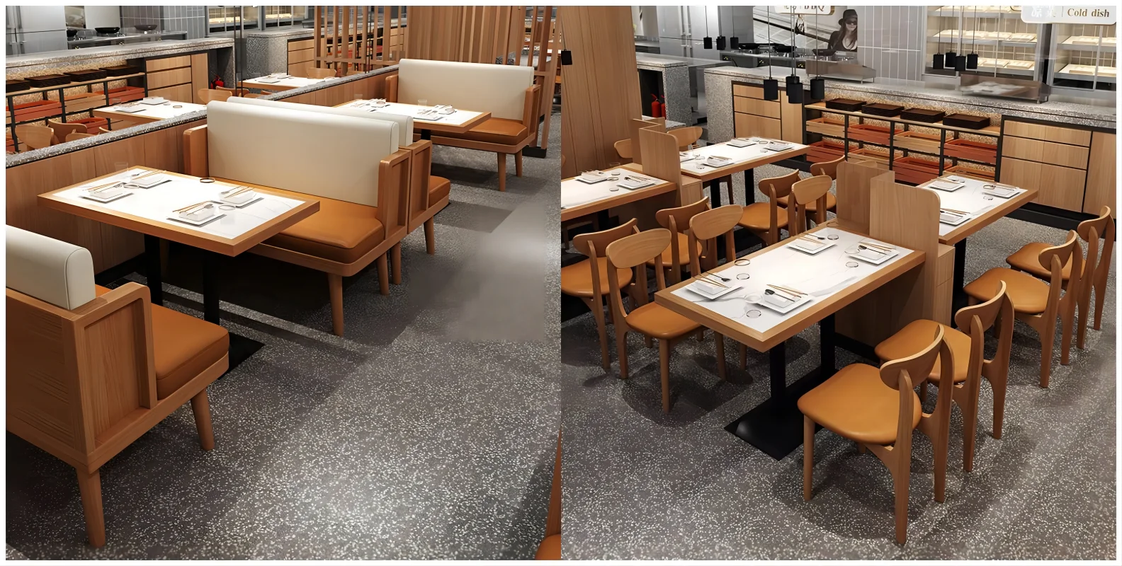 Fast Food Restaurant Booth Seating Bench and Table| Alibaba.com
