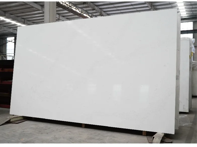2023 Horizon Absolute White Quartz Countertop Slabs Artificial ...