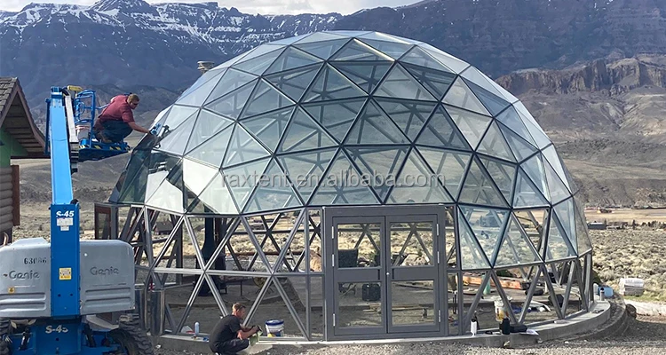 8M 10M Glass Glamping Dome House Luxury for Outdoor Hotels