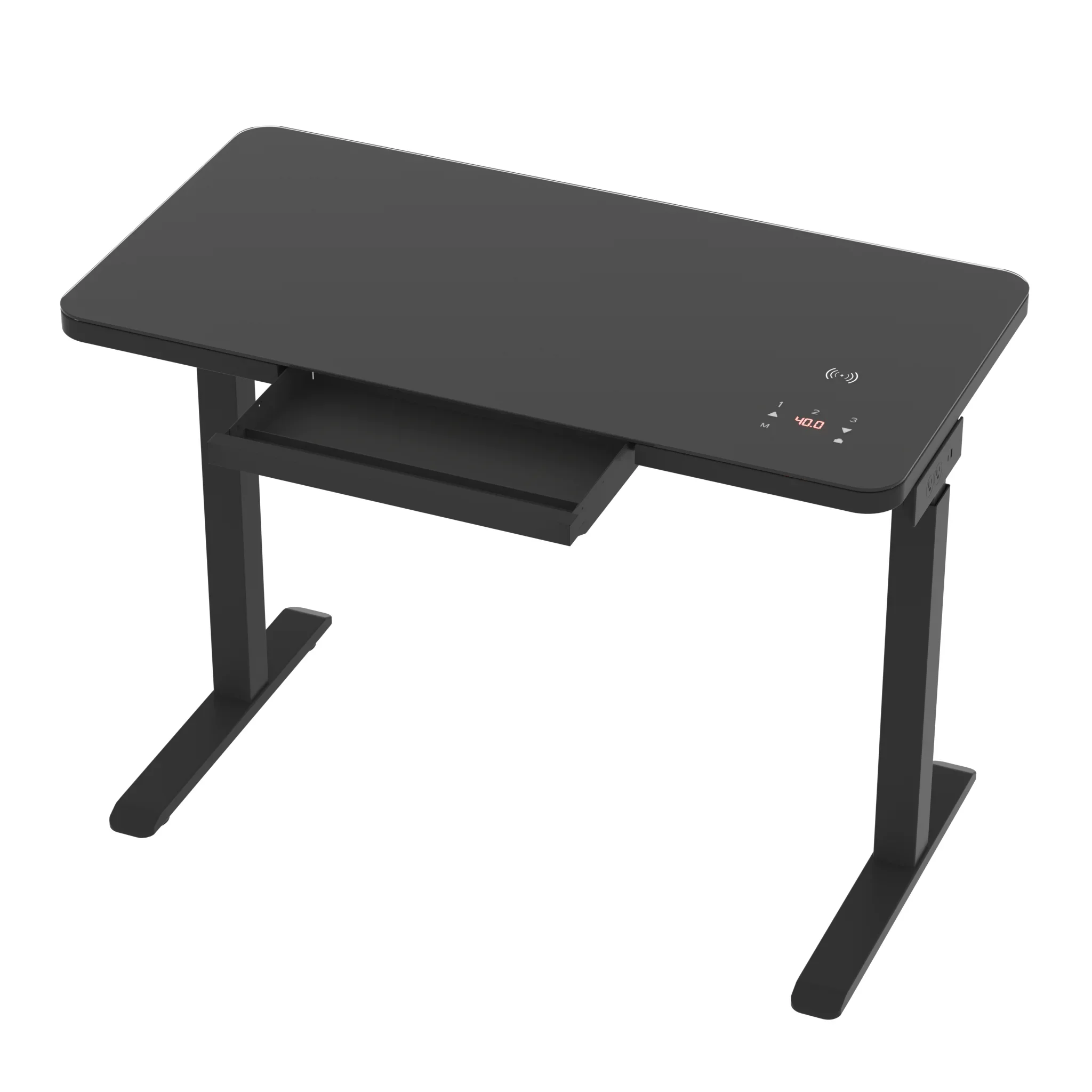 Siwares Drualable Motor Computer Desks Ergonomic Motorized Electric ...