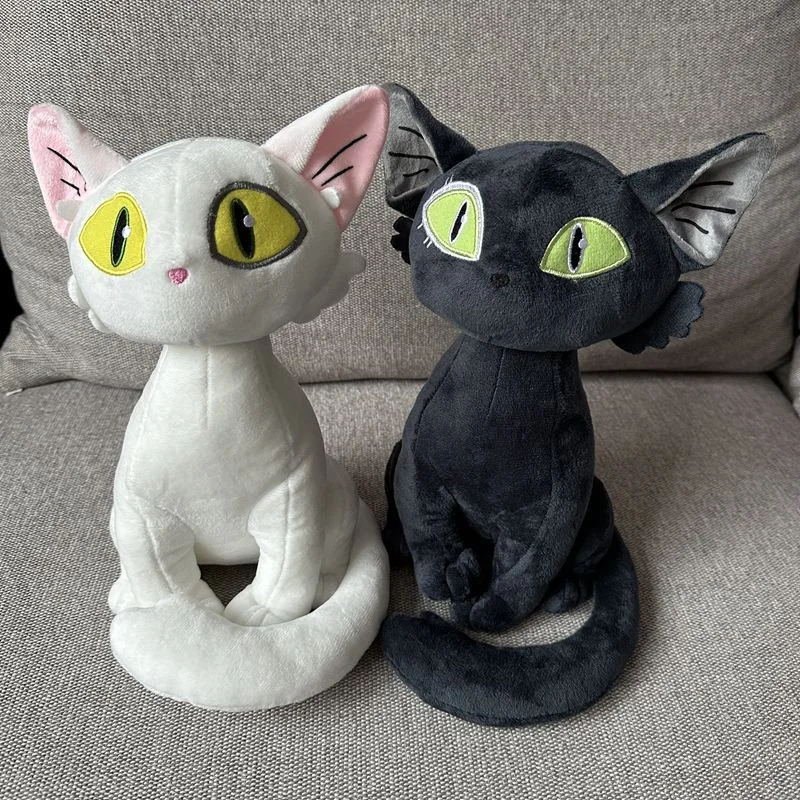 30cm Suzume No Tojimari Anime Plush Toy Daijin Cat And Sadaijin Black ...