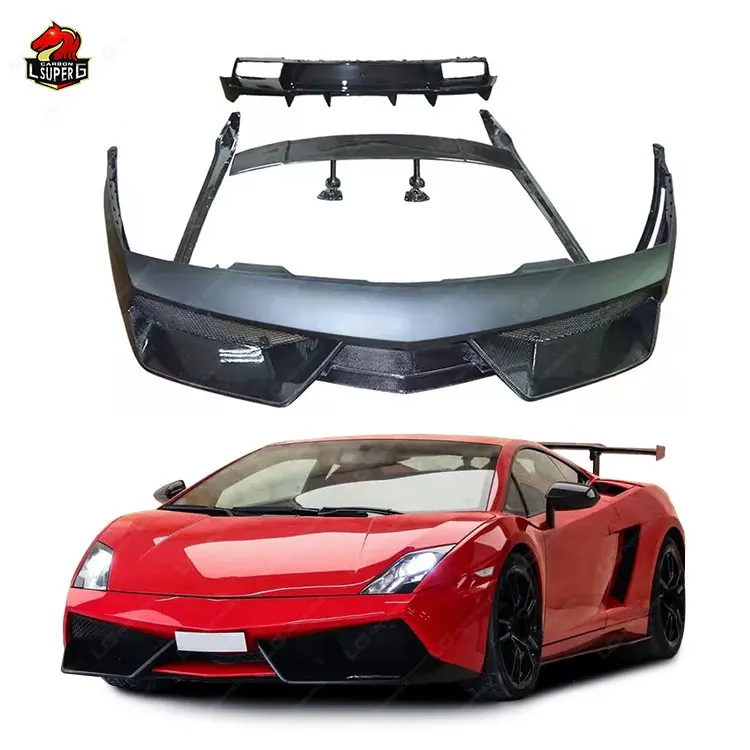 D Style Body Kit For Lamborghini Gallardo With Front Rear Bumper Side ...