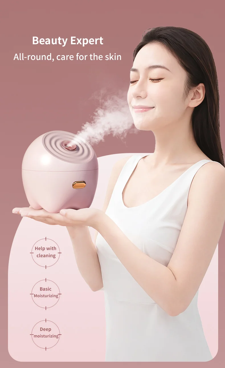Nano Operated Electric Facial Steamer Machine Deep Cleansing Face Spa ...