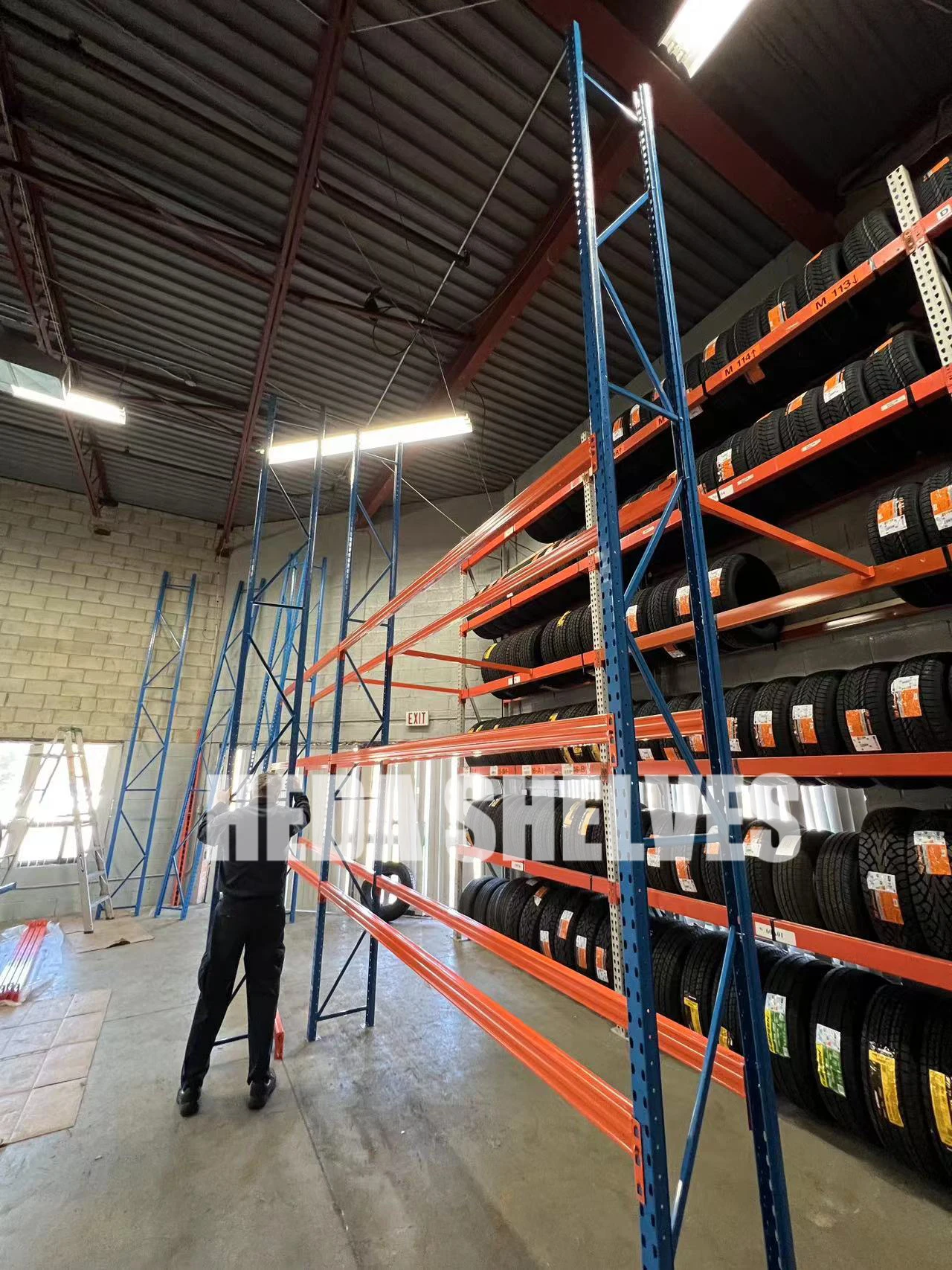 Tire Storage Rack Factory Industrial Heavy Duty Tire Storage Steel Rack ...