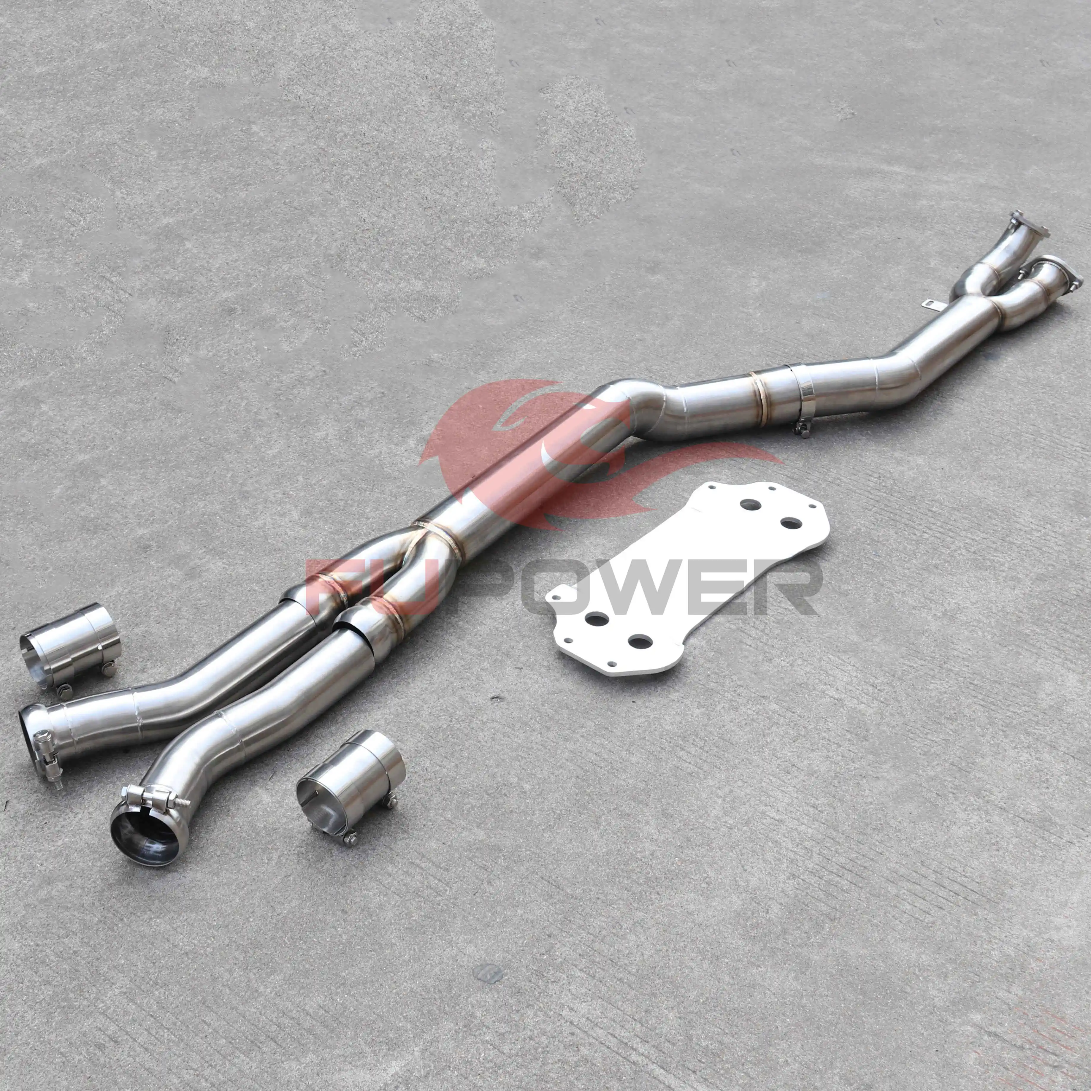 M3 G80 Single Midpipe For Bmw G8x M3 M4 G80 S58 Midpipe With Backplate ...