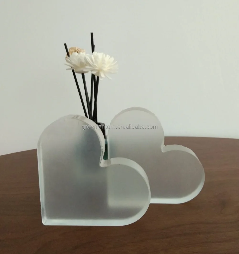 Custom Clear Solid Acrylic Display Block Rectangle Round Square Heart ...