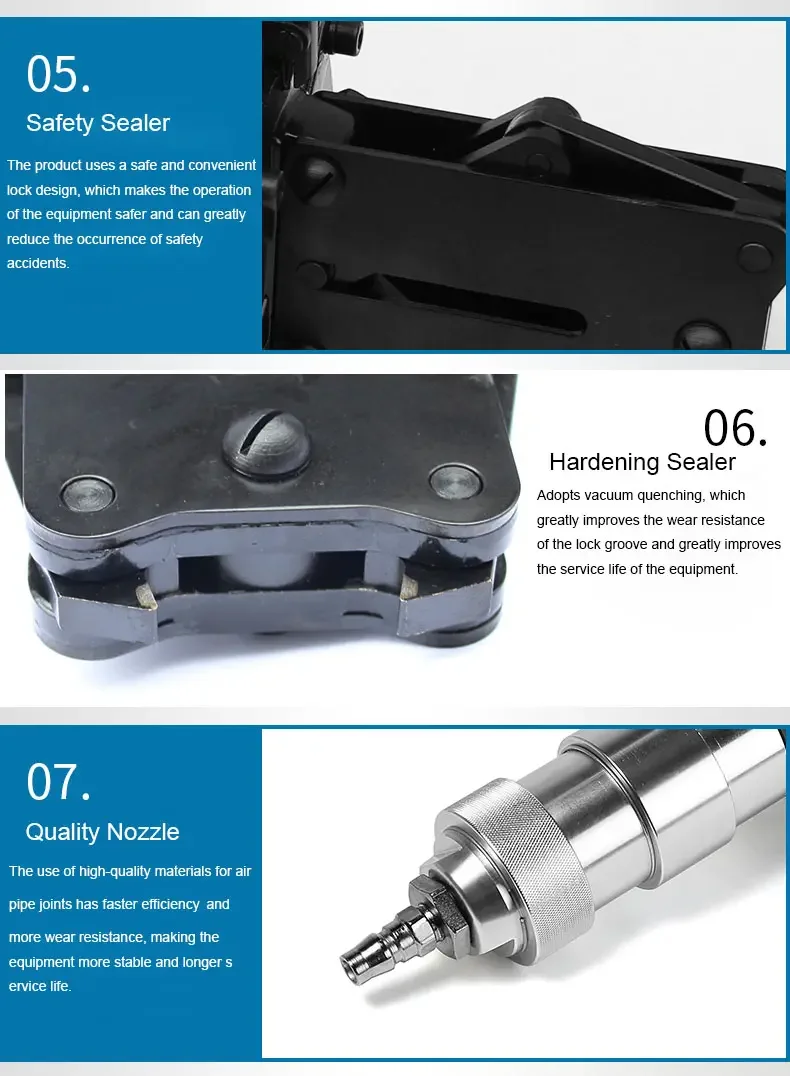 Pneumatic Split Steel Band Hand Strapping Tools Separate Pneumatic ...