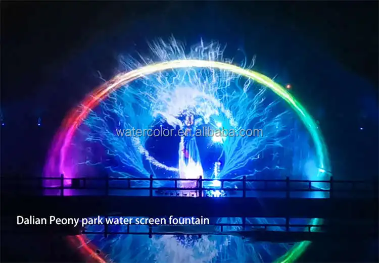 3d Hologram Dancing Water Projection Mapping Water Screen Laser Show ...