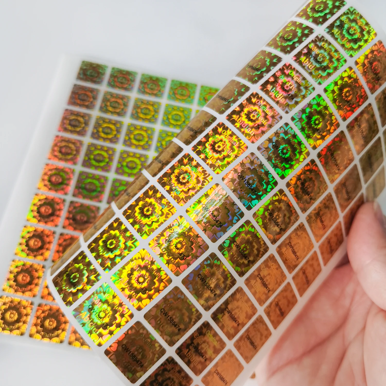 Custom Anti Counterfeit Hologram Qr Code Label Security Hologram Sticker - Buy Hologram Sticker ...