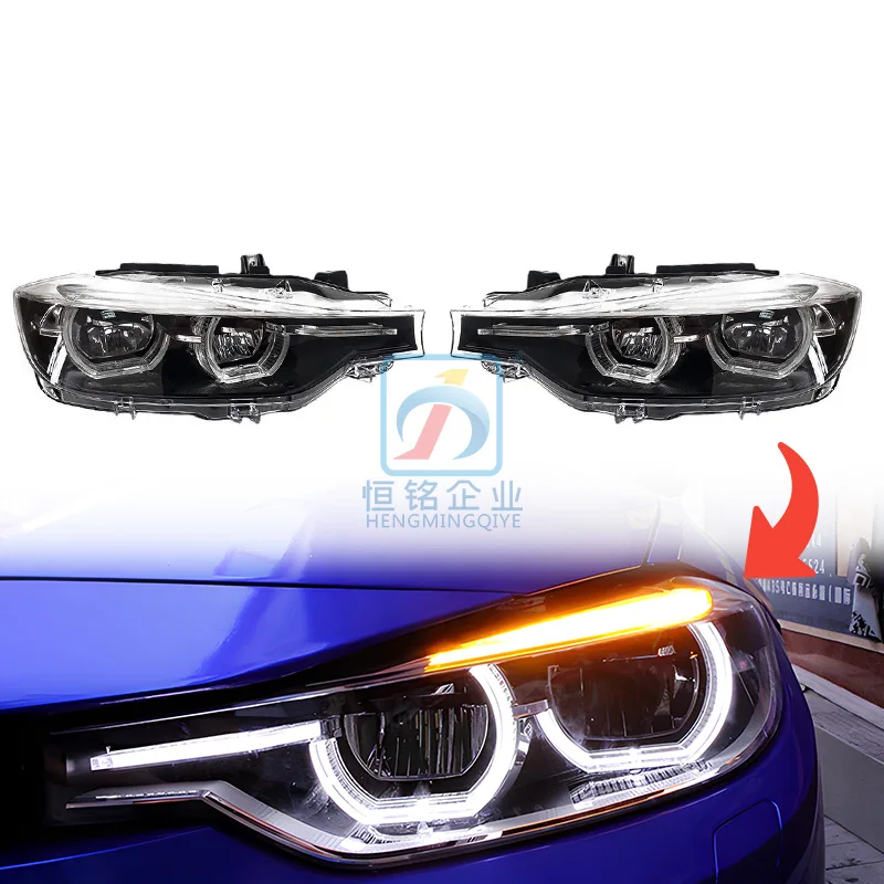 Front Bumper Lighting Headlights Modified and Upgraded for BMW F30/F35 ...