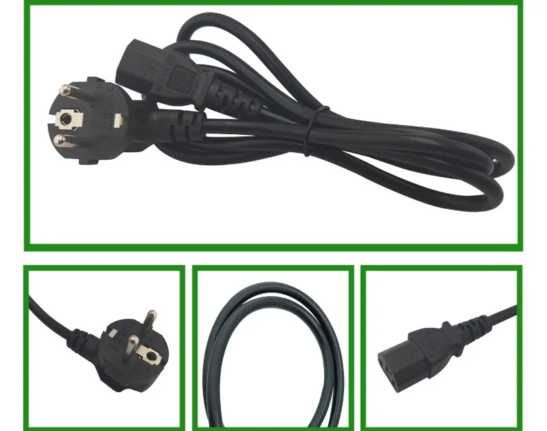 European Regulation Product Tail Power Cord Three-core Power Cord With ...