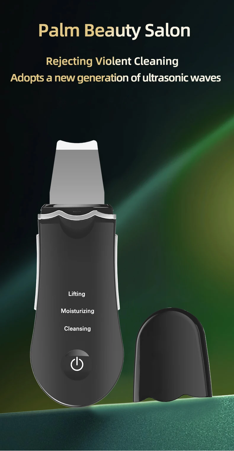 2024 New Productmicro Usb Ultrasonic Skin Scraper For Facial Cleansing ...