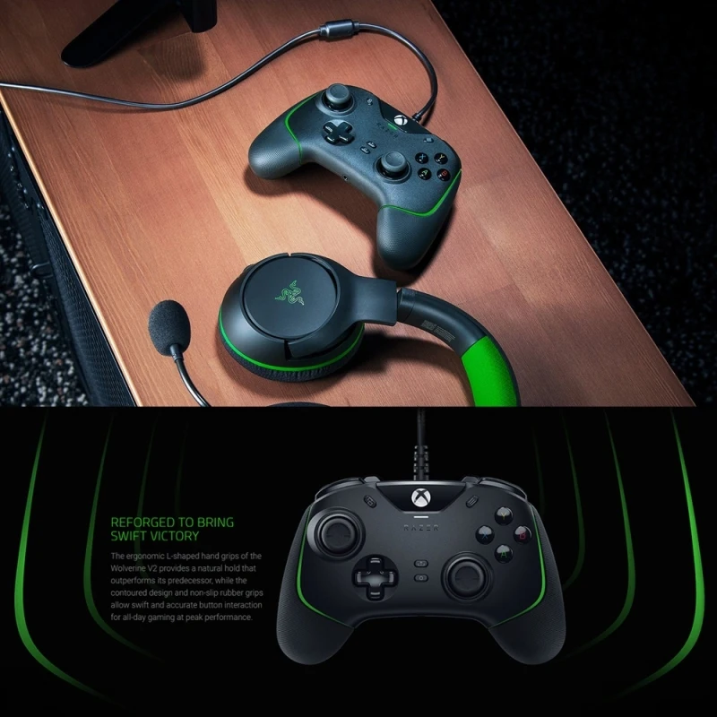 Razer Wolverine V2 Gamepad - Customizable Gaming Joystick