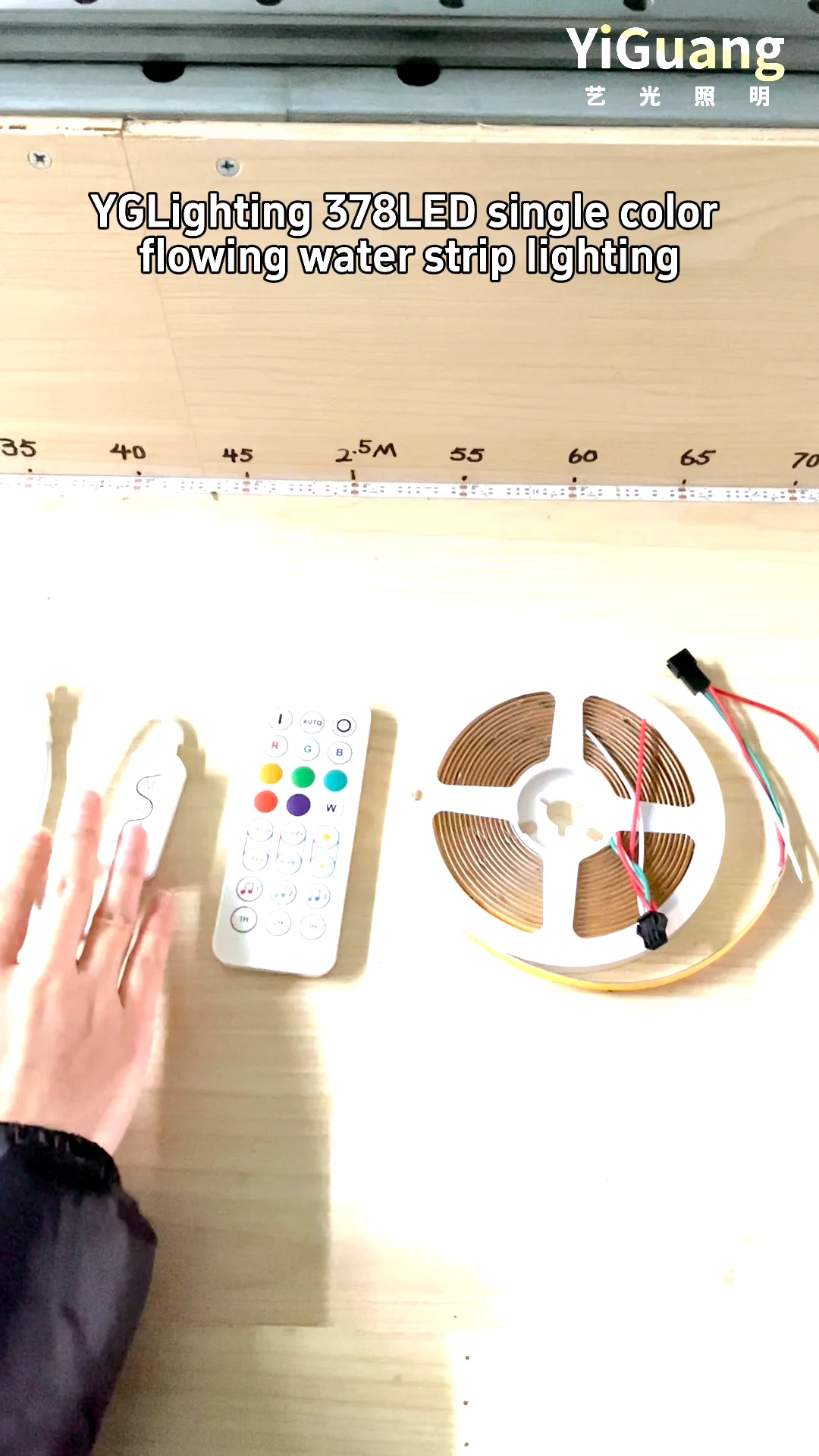 Dc 12v/24v Cob Water Flow Lights With 378leds No Flicker No Pressure ...