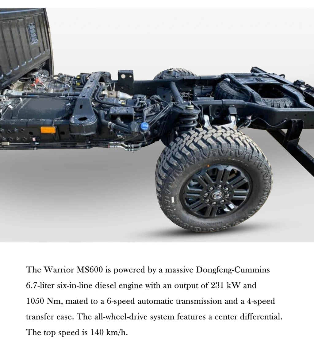 6.7T Strong Power Warrior SUV - Dongfeng Mengshi MS600