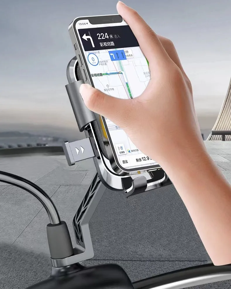 Universal Phone Holder for Motorcycle - Adjustable & Portable