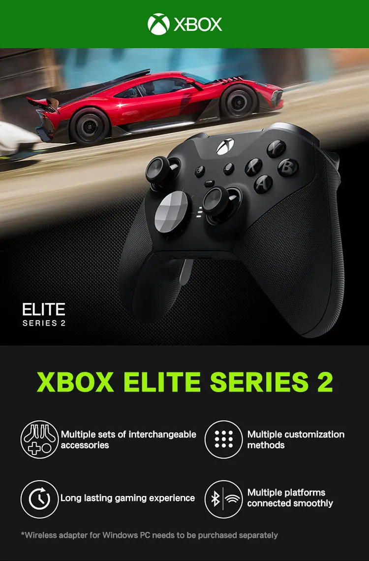 Xbox Elite Wireless Controller Series 2 - Core - Buy Xbox Elite Series ...