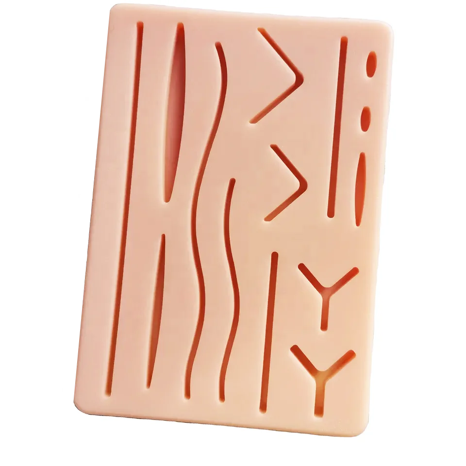 Silicone High Simulation Wound Suture Pad,Medical Suture Training Kit ...