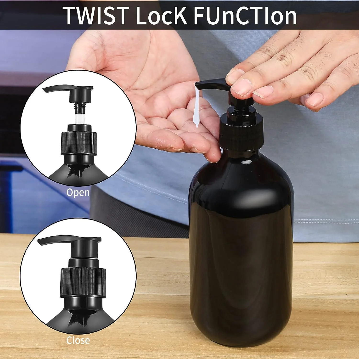 Wholesale Luxury Eco Pcr Shampoo Packaging Empty Lotion Bottles With ...