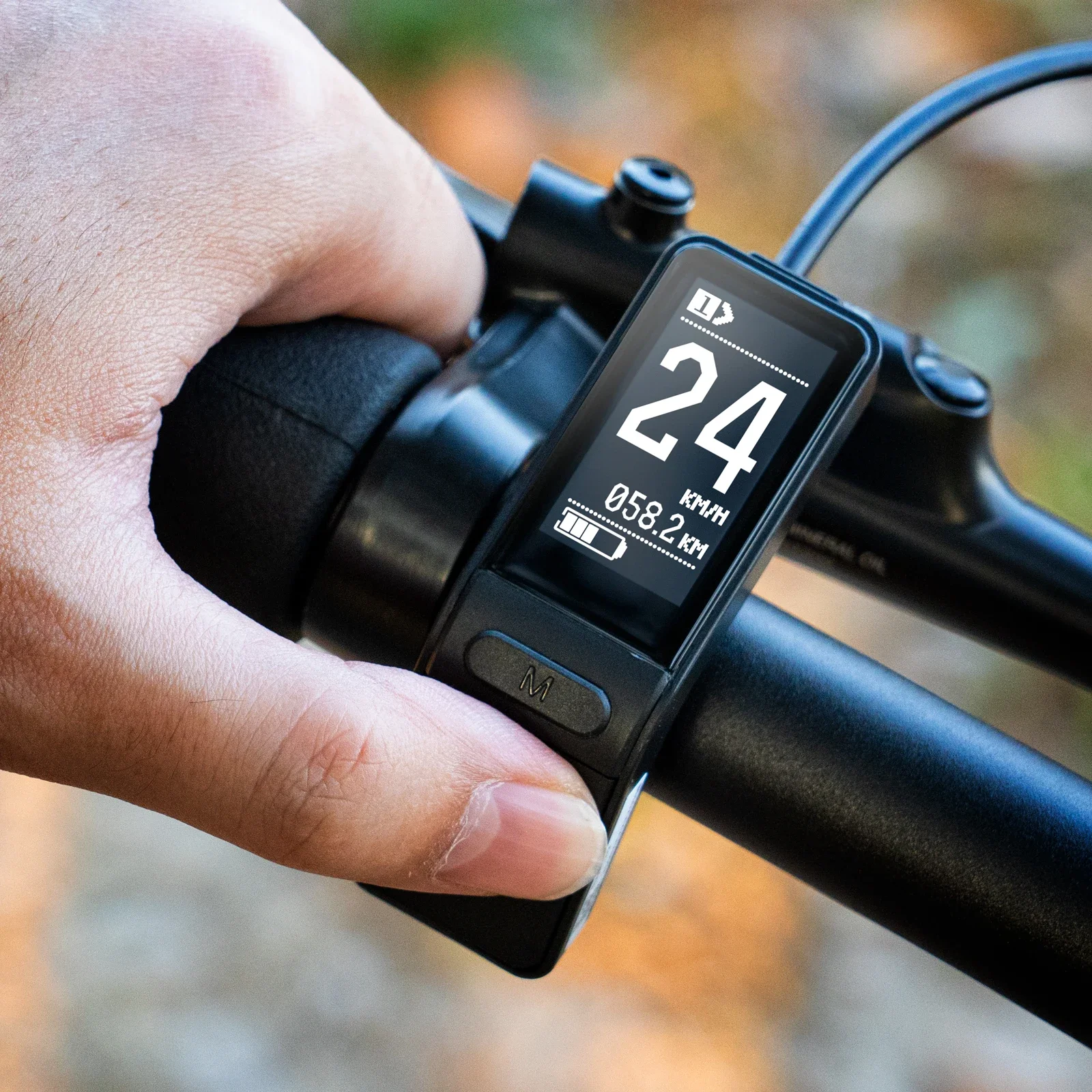 SW102 Mini LCD Display for E-Bike Computer - Waterproof & Durable