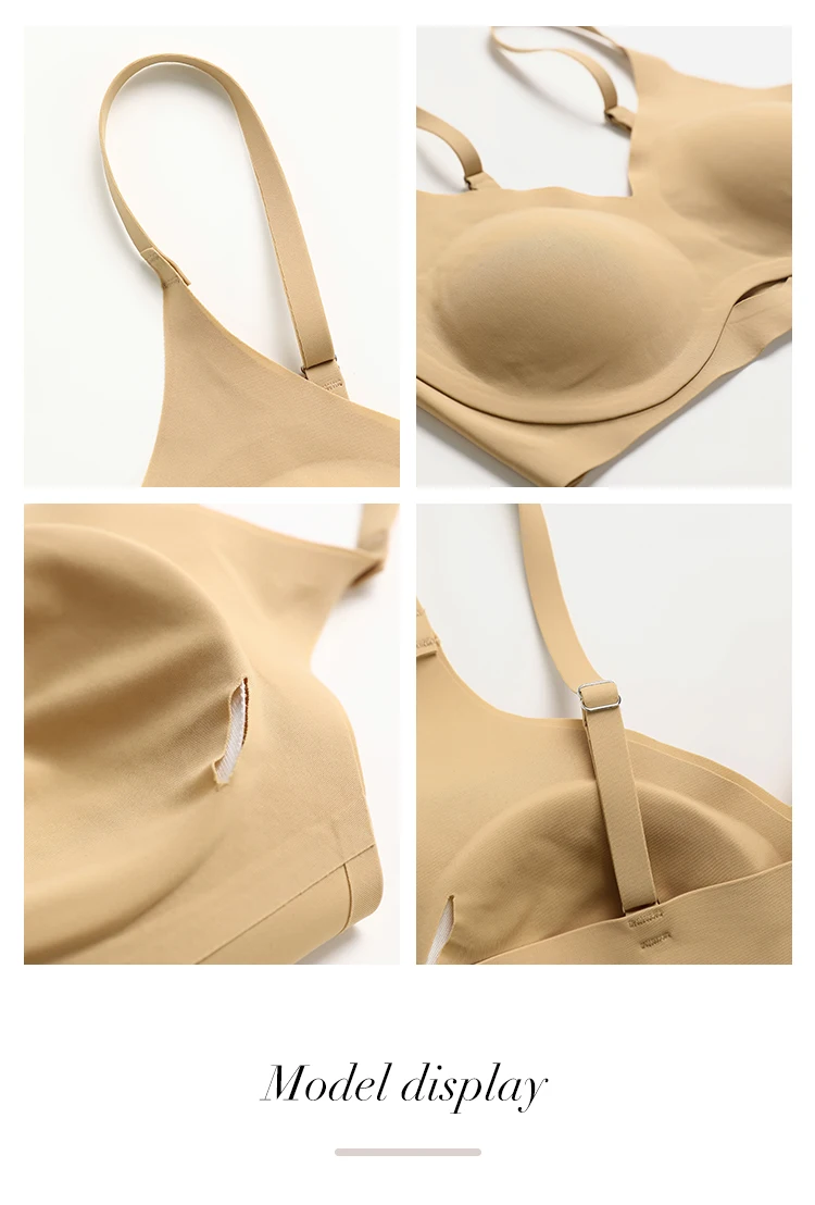 Sharicca Push Up Removeable Padded Bras Custom Logo Seamless Wireless ...