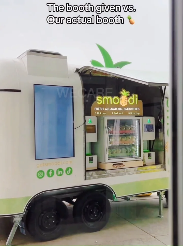 Wecare New Design Mobile Juice Beer Bar Coffee Ice Cream Truck ...