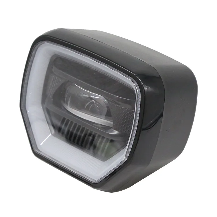 Super Flash Universal LED Motorcycle Headlights - Built-in DRL