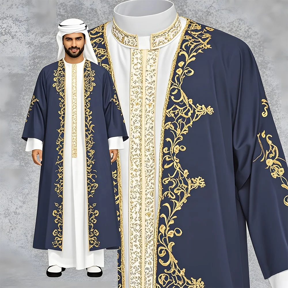 Alibaba.com: Luxury Arabic Emirati Thobe, Hand Embroidered, Premium ...