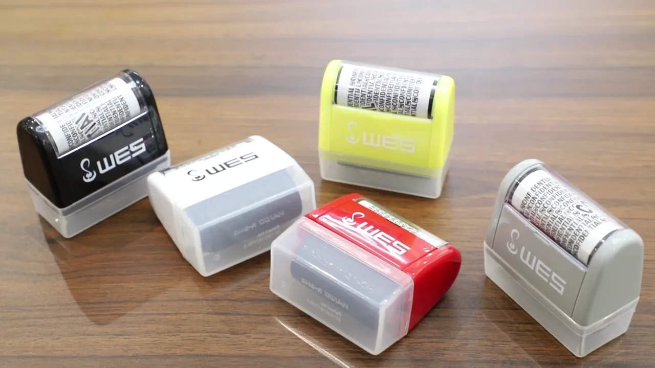 Wes Stamp Roller Forever Stamps Identity Theft Protection Roller Stamp ...