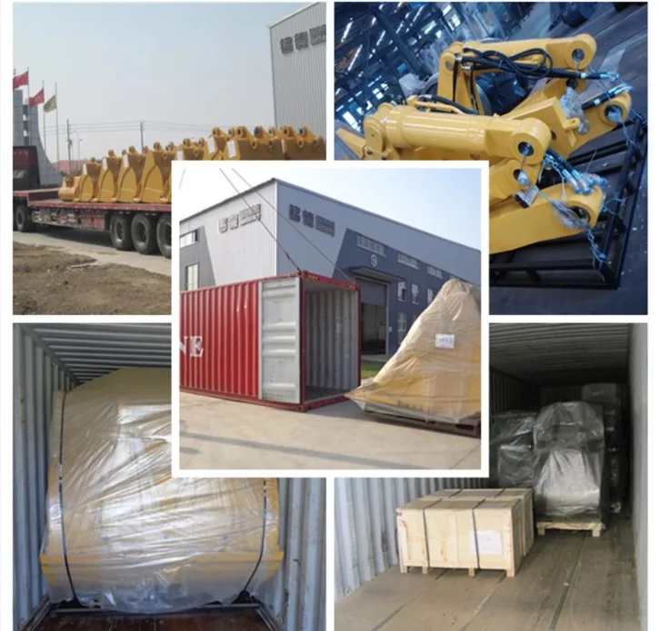 Excavator Reach Boom Arm And Boom Customized Long Boom - Buy Long Boom ...