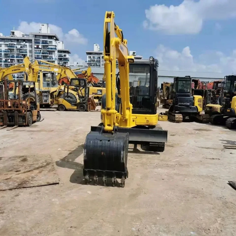 Used Mini Komatsu Pc55 Crawler Excavator For Sale Pc 55 Trench Digger Machine 5.5 Ton Pc55mr ...