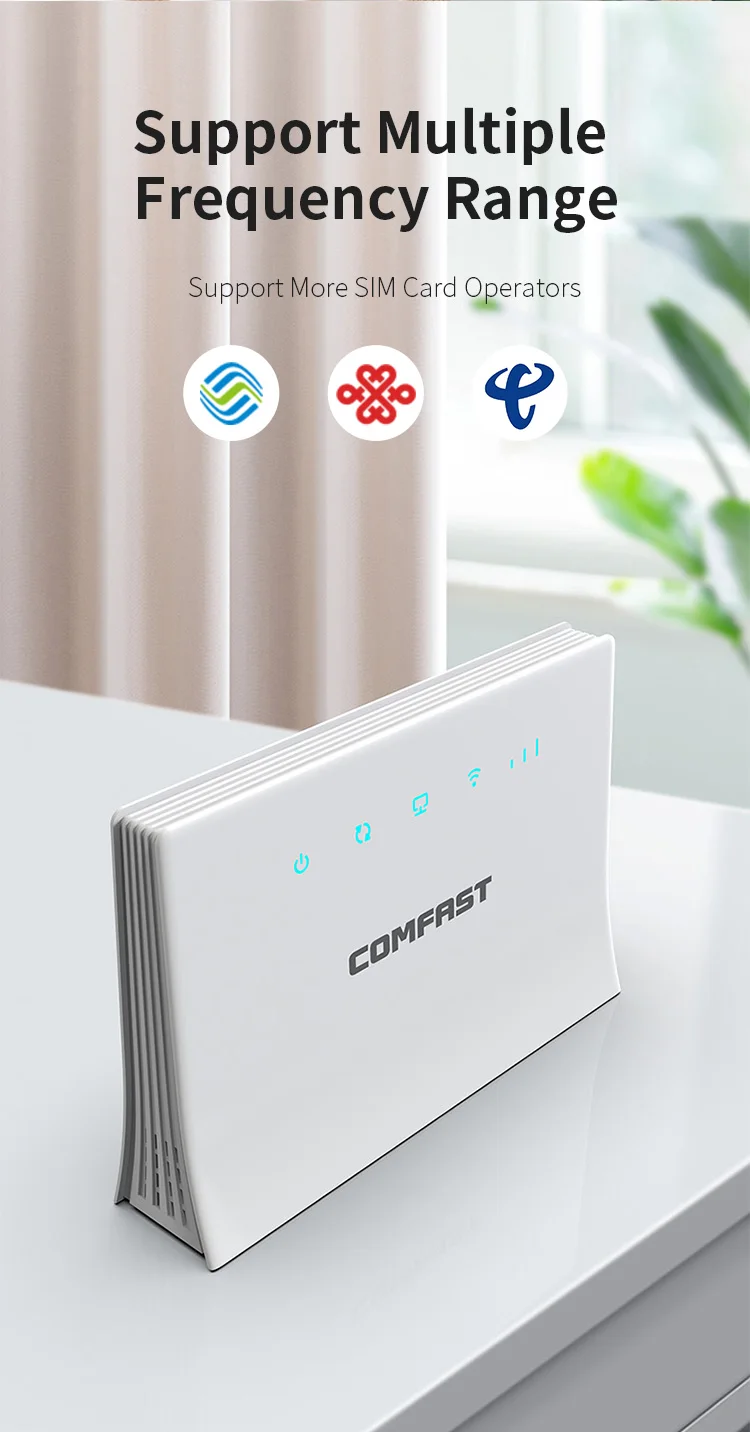 COMFAST 4G Mobile Router CF-ER10 300Mbps With SIM Card Slot| Alibaba.com